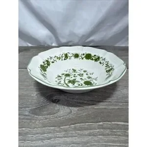 Hankook | Dining | Woolworths Korea Cereal Bowl Green Floral Scalloped ...